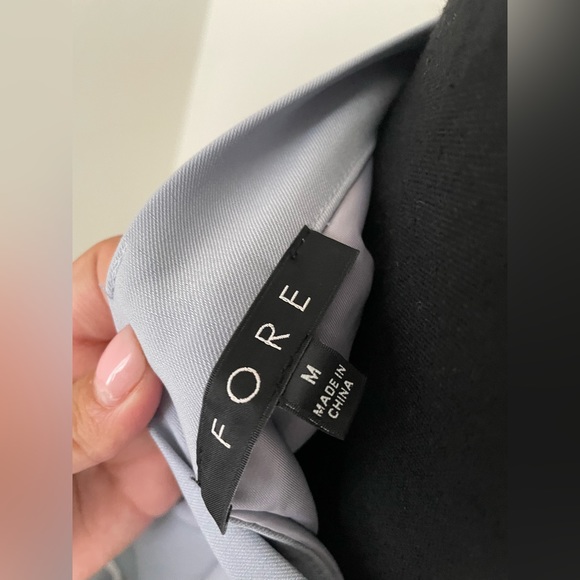 Fore | Jackets & Coats | Nwt Medium Dusty Blue Blazer With Dress Shorts ...